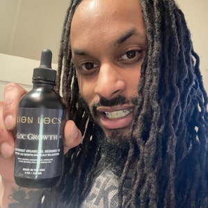Lion Locs Growth Oil & Scalp Relaxer Light Styling Moisturizer for ...