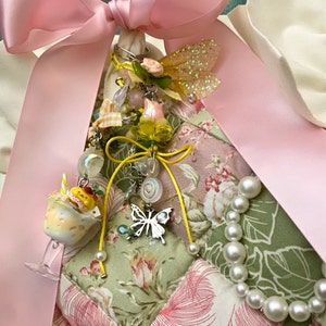 Y2k Chunky Yarn Bag With Silver Hardware Ribbons Customizable Straps ...