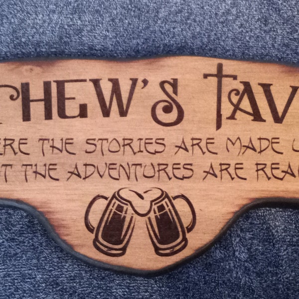Dnd Tavern Sign Gift - Dungeons and Dragons - Custom Dnd Sign ...