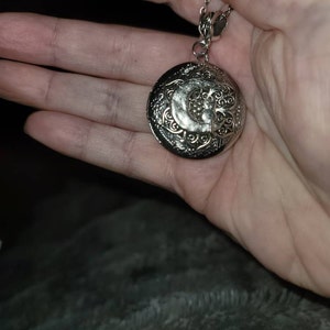 Sun and Moon Constellation Locket Necklace Great Gift Birthday - Etsy