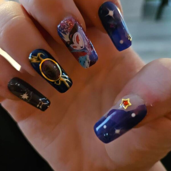 Starfall Acotar Inspired Press on Nail Set - Etsy Canada