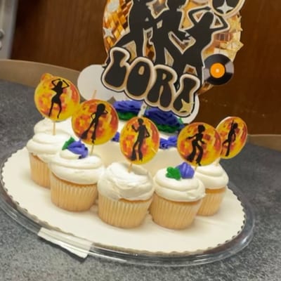 Disco Cake Topper, 70s Disco Cake Topper - Etsy