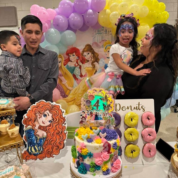 Princess Cake Topper / Princess Topper / Princess Shaker Topper ...