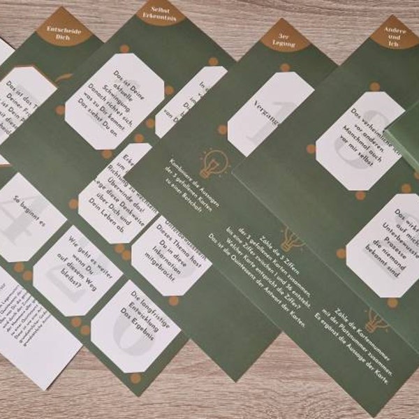 Lenormand Set Card Deck and House Chart and Booklet 4 X 9 With Meanings ...