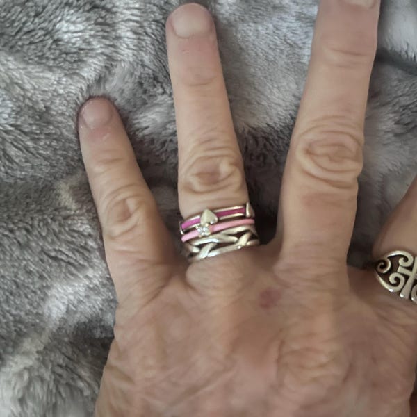 14K Gold Pinky Ring, Five Stone Ring, Dainty Pinky Ring, Multi-stone Petite Ring, Women’s Pinky ...