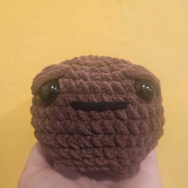 Sad Grumpy Rain Frog Crochet Amigurumi Pattern Pdf File // NOT PHYSICAL ...