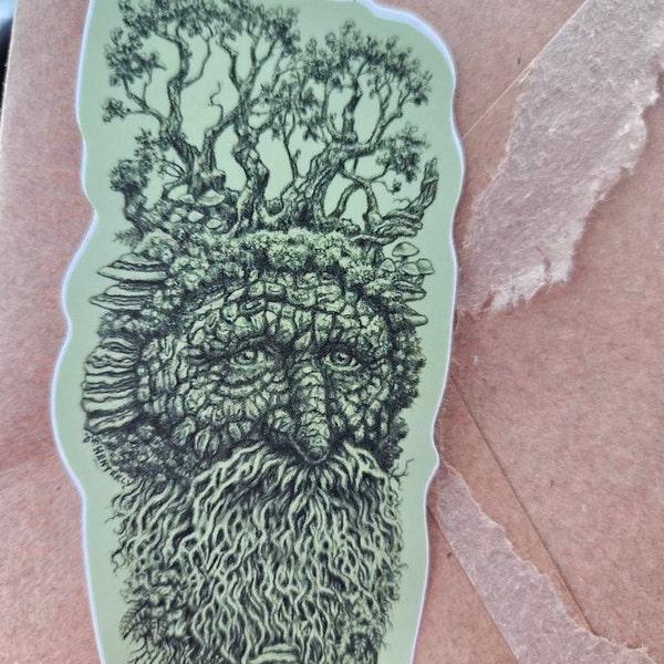 Wandering Ent Art Sticker - Etsy