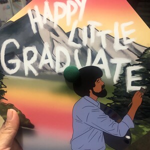 Squidward Printed Graduation Topper - Etsy UK