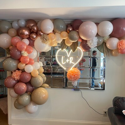 Custom Couple Names Neon Sign Wedding Names With Heart Neon - Etsy