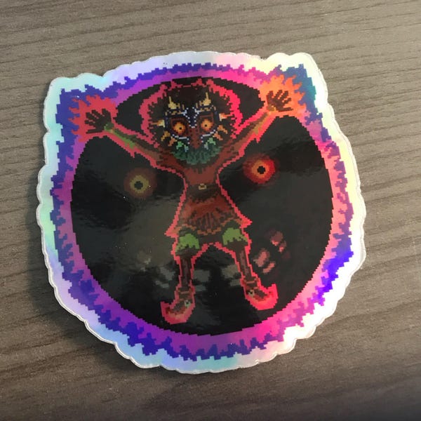 Cyber Vibes Holographic Sticker || Y2K , Cyberpunk Sticker, Neon Lights ...
