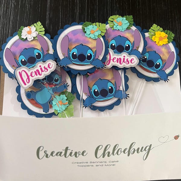 Lilo and Stitch Banner customizable - Etsy