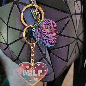 Monstera Keychain, Three Monstera Leaf Charms Black, Silver, Gold ...