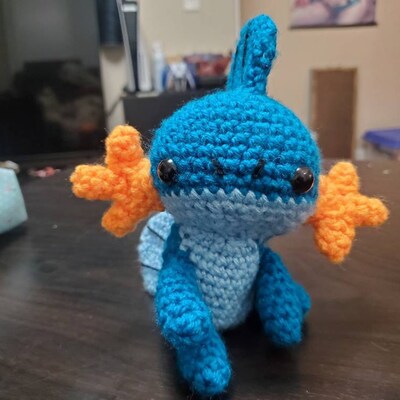 Mudkip mud Fishpokemon Crochet Pattern. PDF Digital Download, Pattern ...