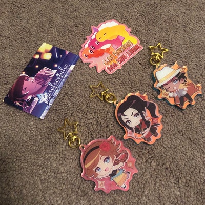 Kirby and Jirachi Acrylic Keychain Stand - Etsy Canada