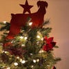 Owl Tree Topper Decor White Metal Tree Topper - Etsy