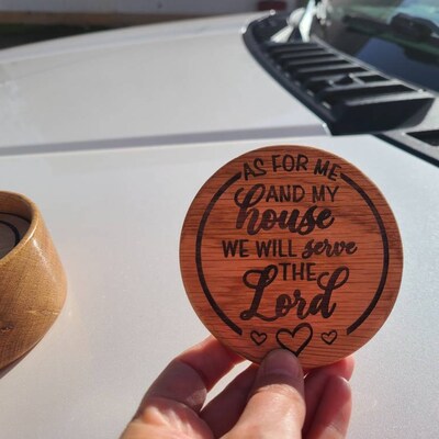 Bible Verse Oak Coasters ,christian Coasters Gift ,christian Home ...