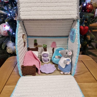 Grandma Mouse's House Crochet Pattern - Etsy
