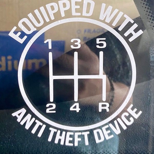 5 Speed Gear - Equipped With Anti Theft Device - Stick Shift - Manual ...