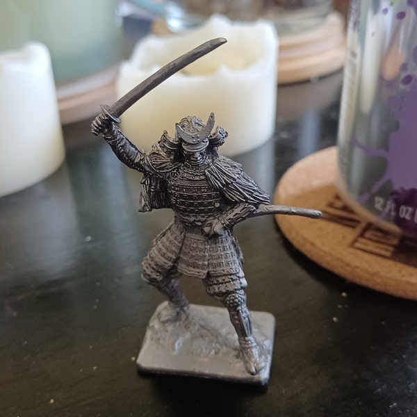 Tin 54mm Samurai in a Straw Cape XVI Century - Etsy