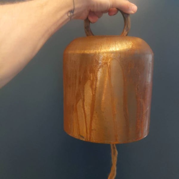 Large Tank Bell Wind Chime or Gong Titled "fish On" - Etsy