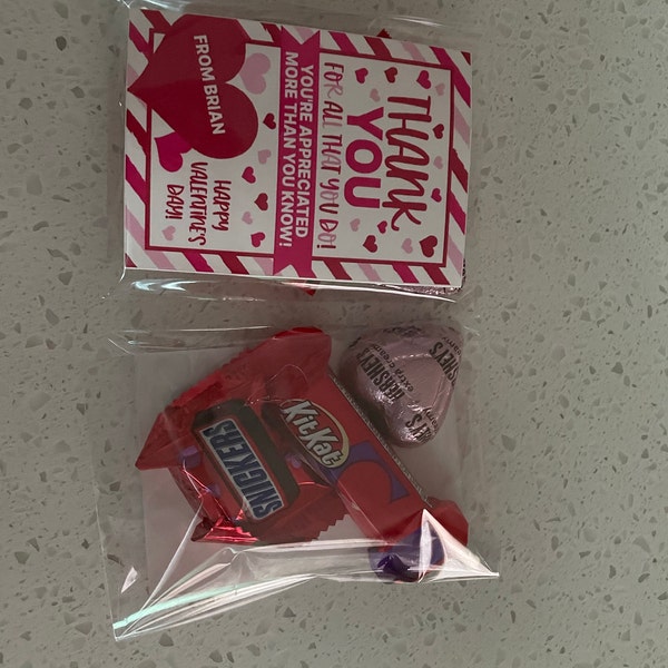 Thank You for All That You Do Printable Valentine Tag | Editable ...