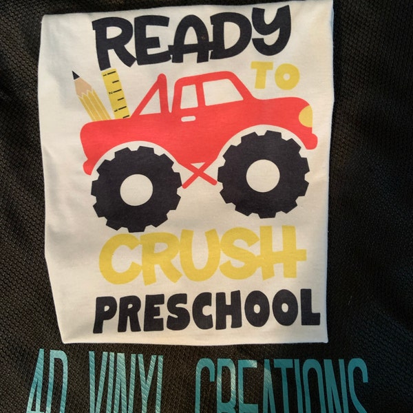 Ready to Crush Preschool Svg, Back to School Svg, Preschool Svg ...