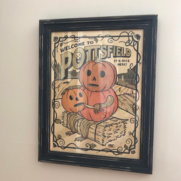 Over the Garden Wall Pottsfield Poster - Wall Art Print by Mark T ...