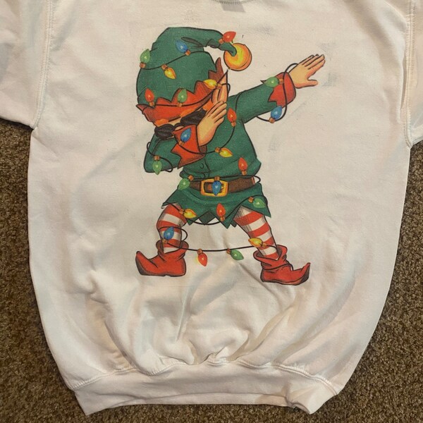 Dabbing Elf Png Sublimation Design Download, Christmas Png, Merry ...