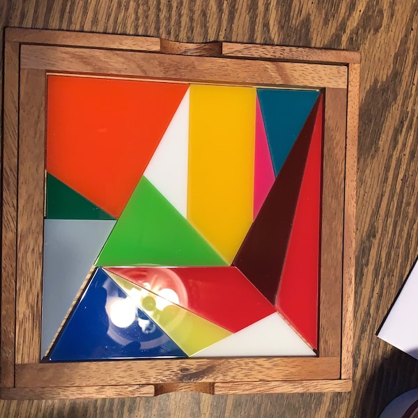 Stomachion Puzzle, Archimedes Puzzle, Wood Brain Teaser, Ostomachion ...