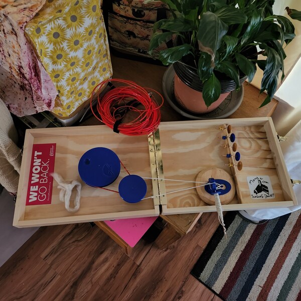 DIY Charkha Spinning Wheel Kit (3D Printed) - Etsy