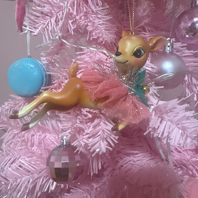 Glitter Trees, Pink Glitter, Christmas Decor, Winter Decor, White ...