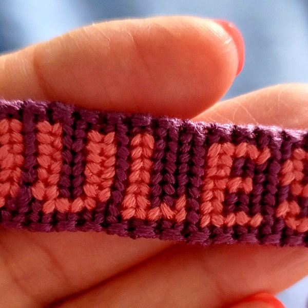 Custom Name Friendship Bracelet (ONE Bracelet) - Etsy