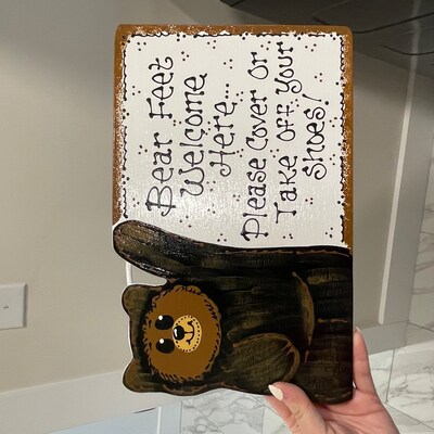 DOG BONE Welcome Furry Friends SIGN Plaque Pet Groomer Puppy Kennel ...