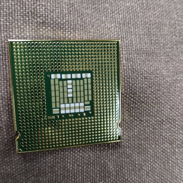 CPU Processor Chip Hard Enamel Pin - Etsy