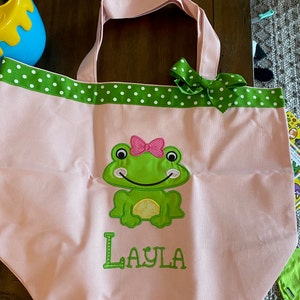 TOTE BAG Girly Girl Custom Designed and Personalized Toddler | Etsy