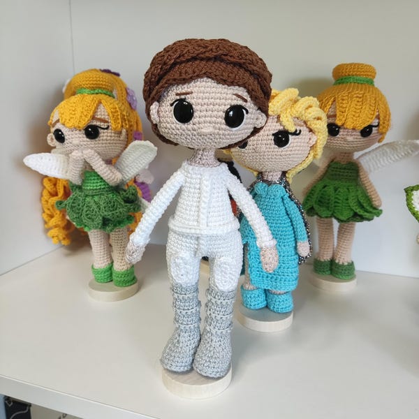 Crochet PATTERN the Doll With Arrows Amigurumi Doll Crochet Doll ...