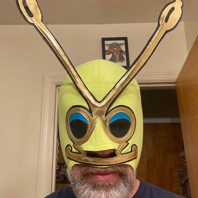 BLACK SHADOW Lucha Libre Wrestling Mask adult Size Brand New Black - Etsy