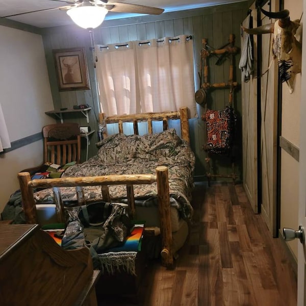 Wilderness Log Bed Kit! Gorgeous Design! Space Saving and Priced Right ...