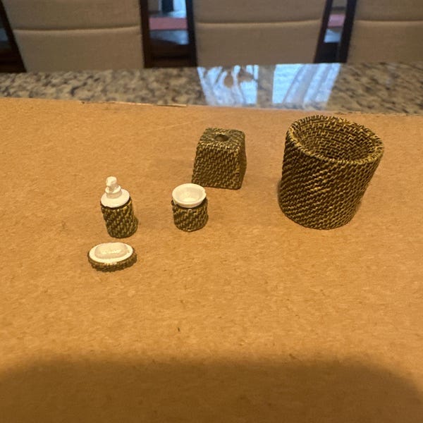 Dollhouse Miniature - Dollhouse Wall Panels Embossed Textured Foam ...