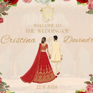 Bright Mehndi Welcome Sign, Mehndi Sign, Haldi Sign, Sangeet Welcome ...