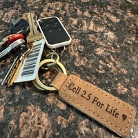 Personalized Custom Name Tag, Keychain, Keyring, Zipper Pull, Luggage ...