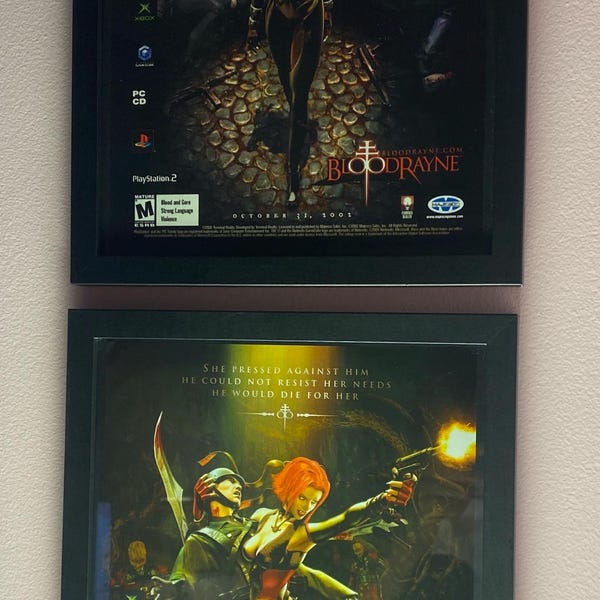 Wario World Framed Print Ad/poster Official Original Nintendo Gamecube ...