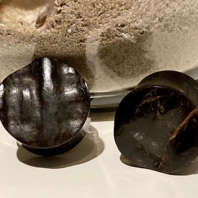 Narra Wood Fake Gauge Pincher for Pierced Ears FREE - Etsy UK