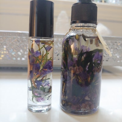 Sample Size, Ritual Oils for Energy Protecting & Shielding, Crystal and ...