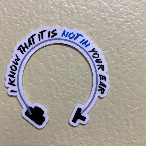 Say the Word Laud Sticker Audiology Word Recognition Testing Humor ...