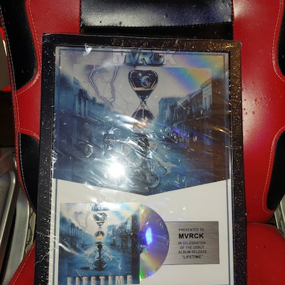 MUSIC STREAMING AWARD, Custom Vinyl Record, Award, Vinyl Record Plaque ...