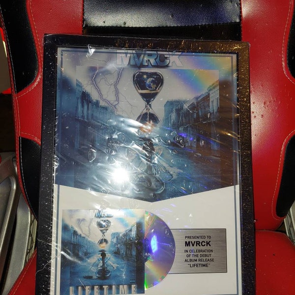 MUSIC STREAMING AWARD, Custom Vinyl Record, Award, Vinyl Record Plaque ...