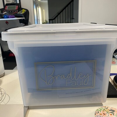 Kids File Box , Milestone Tote , Memory Box , Organization School Box ...