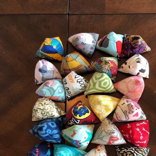 Pattern Weights Triangle Fabric Weights - Etsy