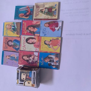7 Realistic Miniature assigned Reading Books for 1/6 Scale Dolls Like ...
